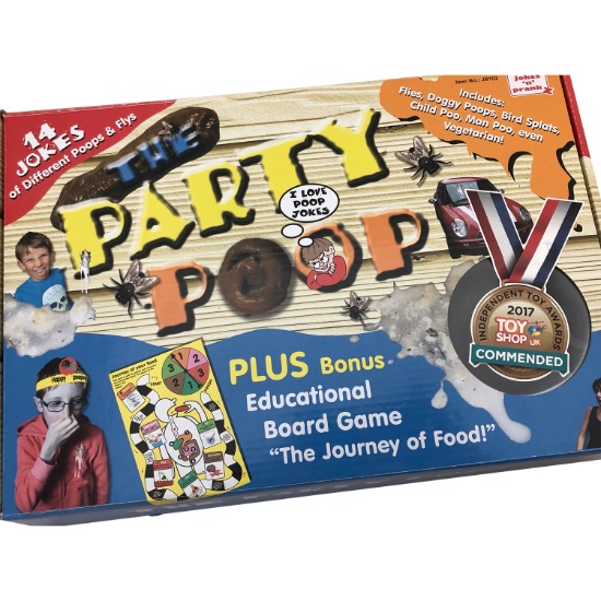 Poop Party Box Trick Joke Novelty Gift & Toy Set | Table & Card Games ...
