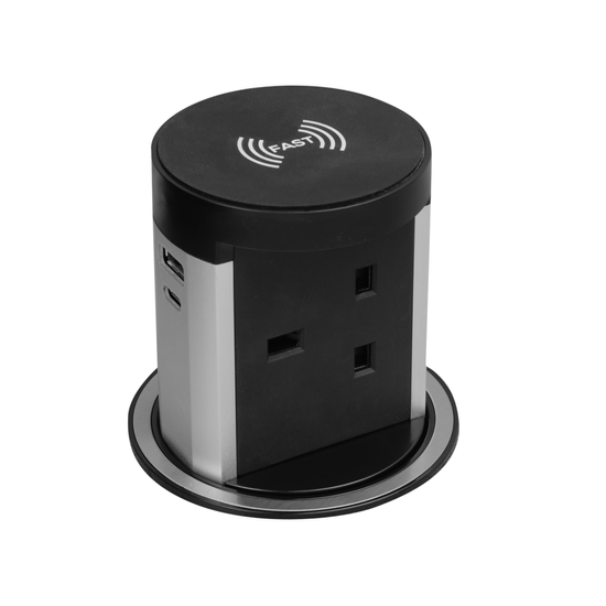 Pop up BS Socket with Wireless and Dual USB Quick Charger | Parts ...
