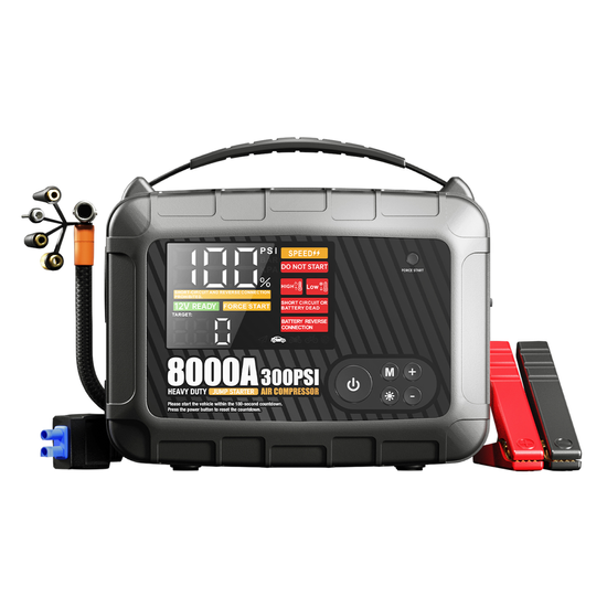 Pro Max Plus Portable Car Jump Starter Power Bank with Air Pump ...