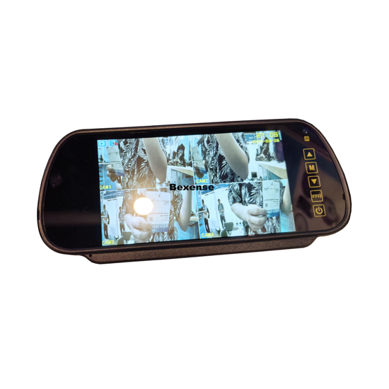 RV Caravan Campervan Vehicle Offroad 7Inch Quad Monitor 4CH Video Input ...