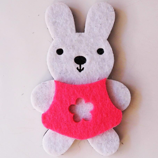 Rabbit Felt Craft Ornaments | Party Supplies | Gifts, Toys & Sports ...