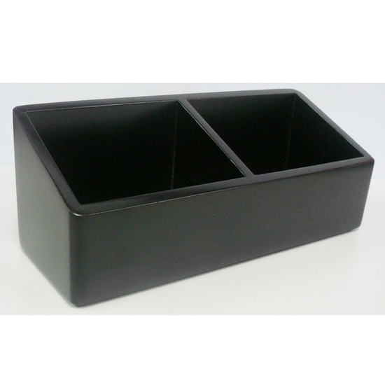 Remote Control Holder, Remote Caddy Organizer, Wooden Desk Case with 2 ...