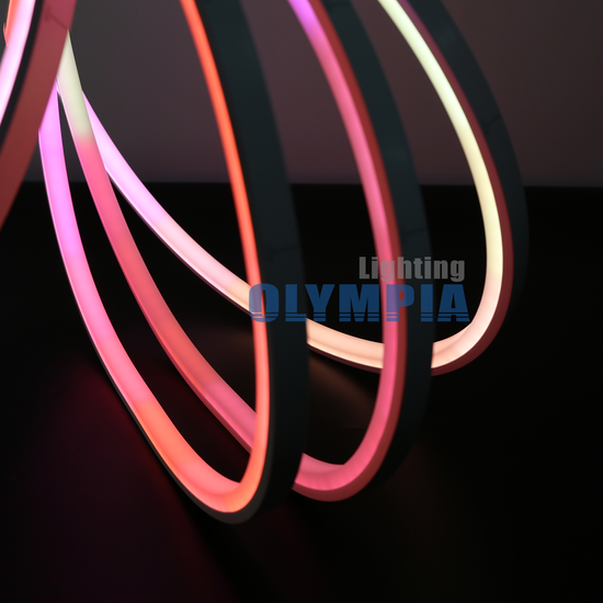 SF18 Three-sided luminescence Vertical Bending LED Neon Light | Outdoor ...