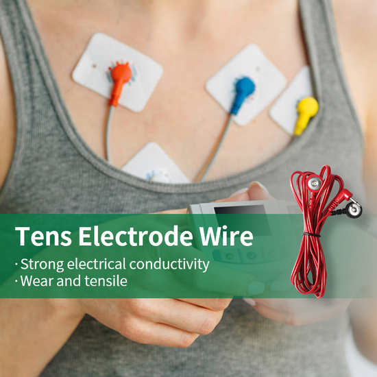 SKYFOREVER Therapy Stimulation Cable Tens Unit Cables Ems Muscle ...