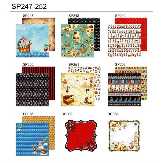 Scrapbook Paper - Pirates | Stationery | Printing & Packaging ...