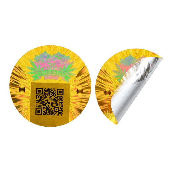 Self Adhesive Hologram Sticker with QR Code | Stationery | Printing ...