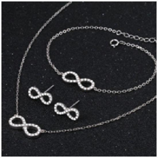 Silver Infinite Set | Jewellery & Watch