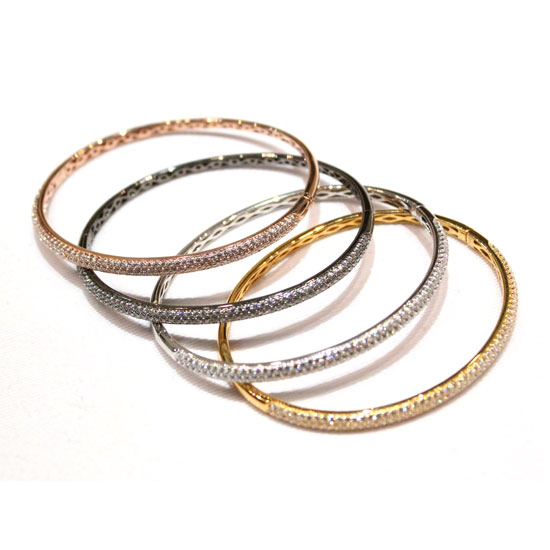 Silver and Gold Bangle Set | Jewellery & Watch