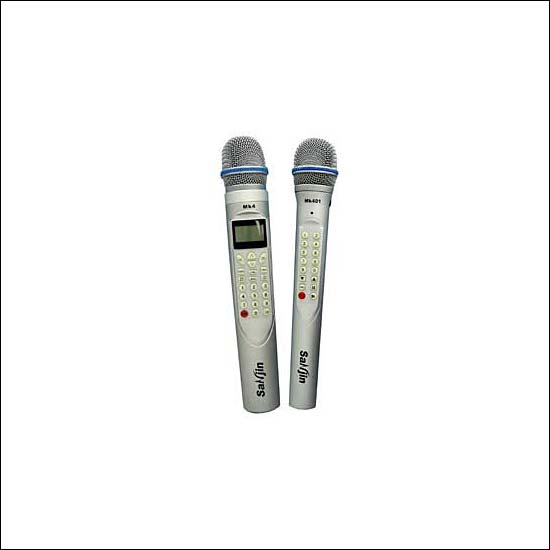 Sing-along Karaoke Magic Microphone Connected to TV Set, can hold up ...