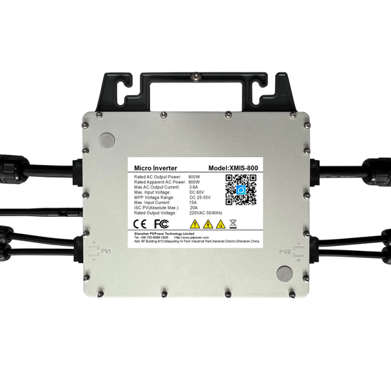 Single Bdm 800w Micro Solar Inverter PV System 600 Watt 800W with 2 ...