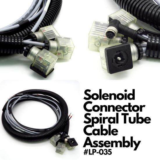 Solenoid Connector With Spiral Tube Cable Assembly | 消費電子產品 | 電子產品