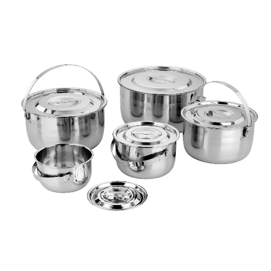 Stainless Steel Cooking Food Thailand Pot Curry Pot Set With Handle ...