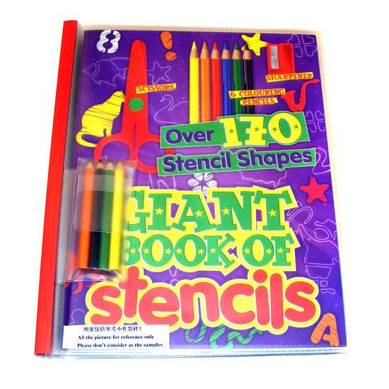 Stencil Book | Gifts, Toys & Sports Supplies