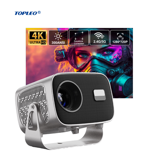 Topleo LED Portable Projector Full hd Screen Video 1080p Mini LCD Home ...