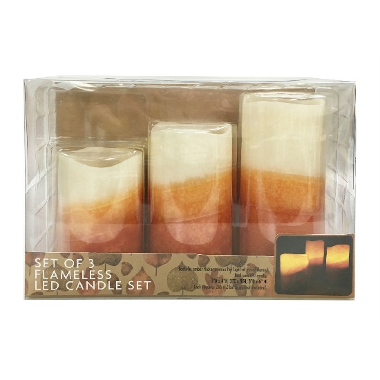 Triple Layer LED Candle Set | 禮品，玩具和及體育用品