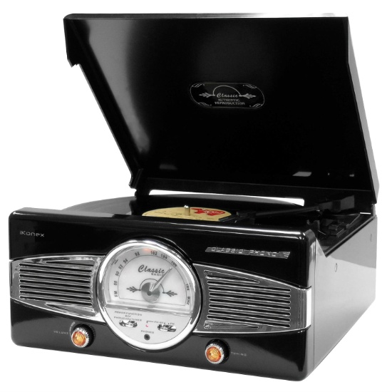 Turntable with FM Radio and Built-In Speaker | Consumer Electronics ...