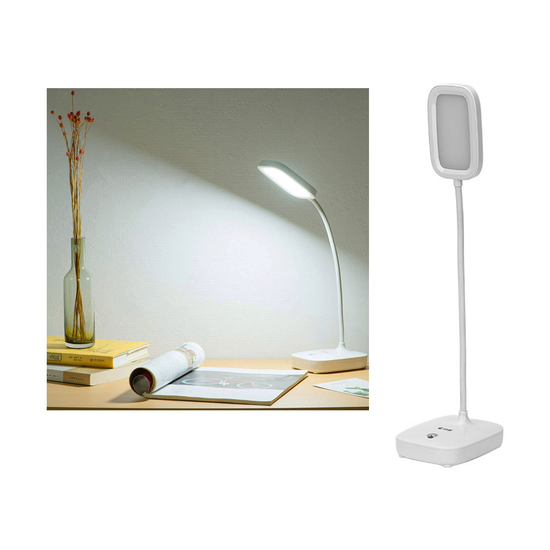 USB Rechargeable Flexible Desk Lamp w/ 28 SMD Bulbs | Indoor Lighting ...