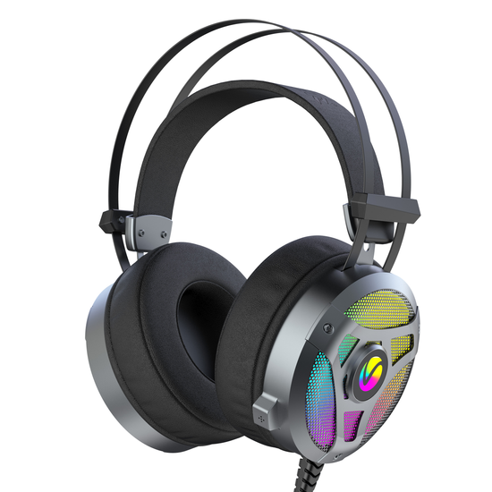 VV.HUNTER G300M RGB Gaming Headphones with Short mic, Vibration and 7.1 ...