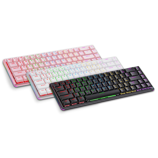 VV.HUNTER NEWest 68 keys Low Profile Switches V400W 3 modes Wireless Gaming Mechanical Keyboard ...