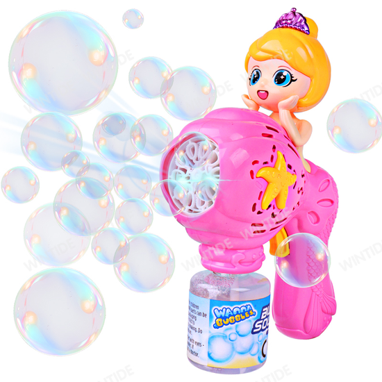 WANNA BUBBLES 10-hole electric mermaid bubble gun bubble machine summer ...