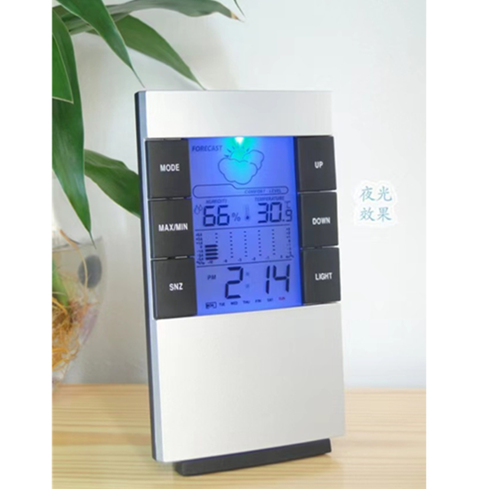 Weather clock Weather station electronic clock air thermometer air ...