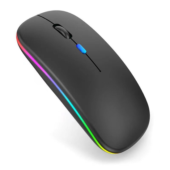 Wholesale Bluetooth dual-mode wireless mouse wireless charging mouse with light mute ultra-thin ...