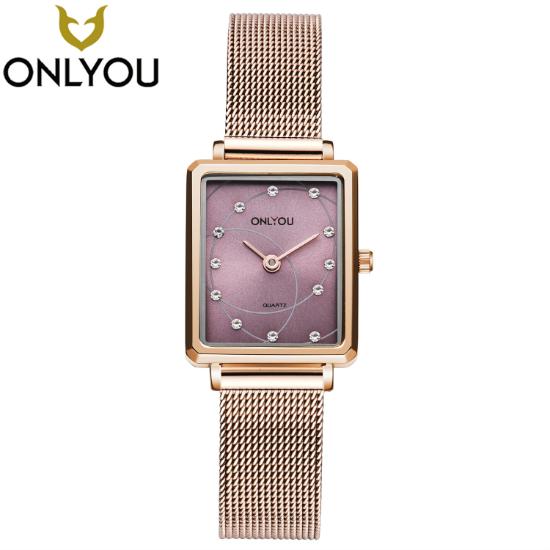 Women Square Watch with Mesh Belt | Jewellery & Watch