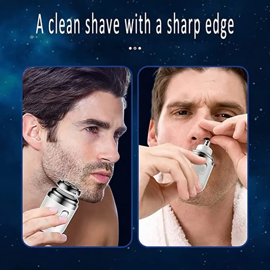 mini Small Portable travel Razor shaver Nose Hair Trimmer Dual-use ...