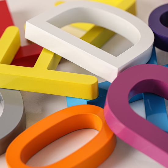 Color Painted Stainless Steel Signage | Brand Strategy | Marketing ...